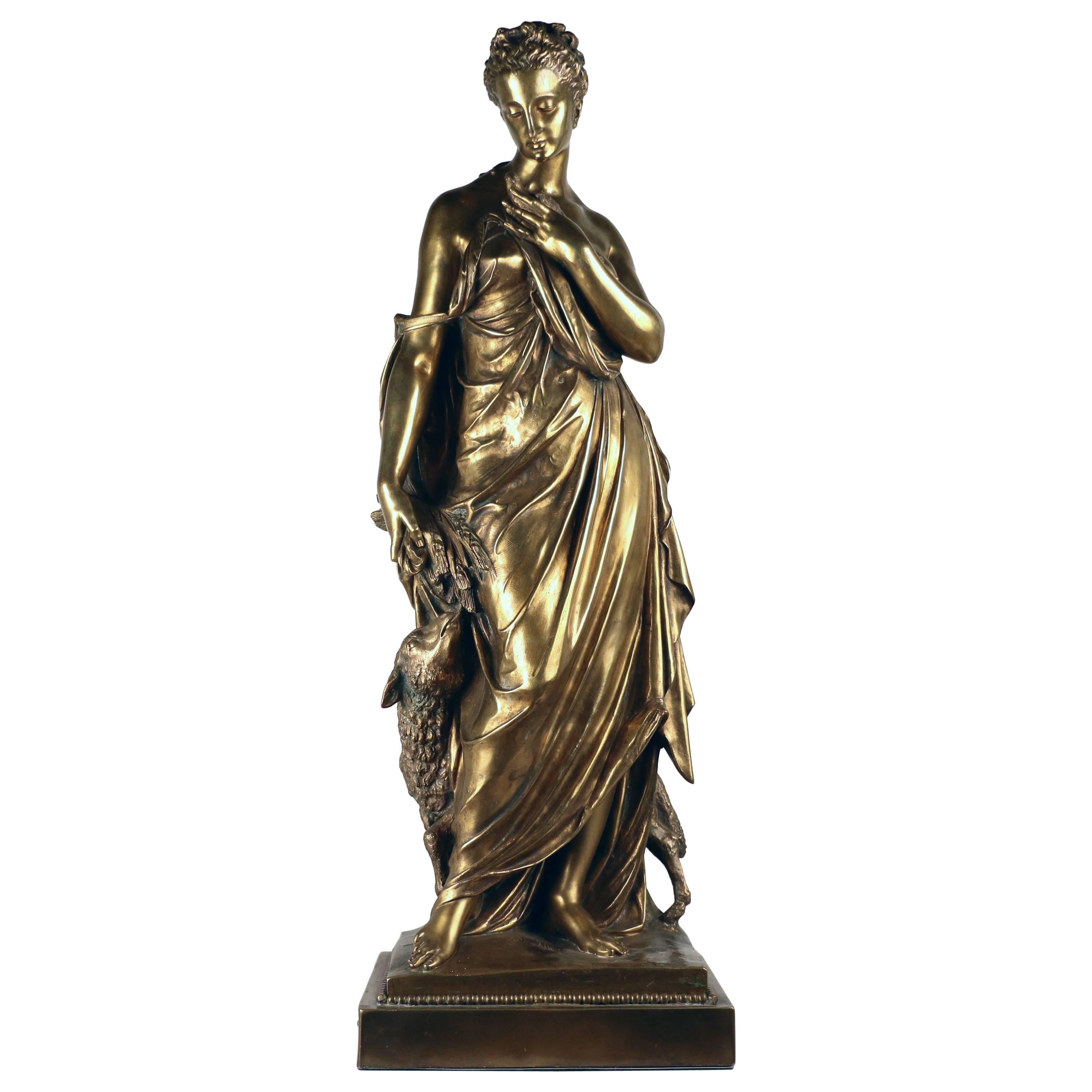 French Gilt Bronze Group Ceres at 1stDibs
