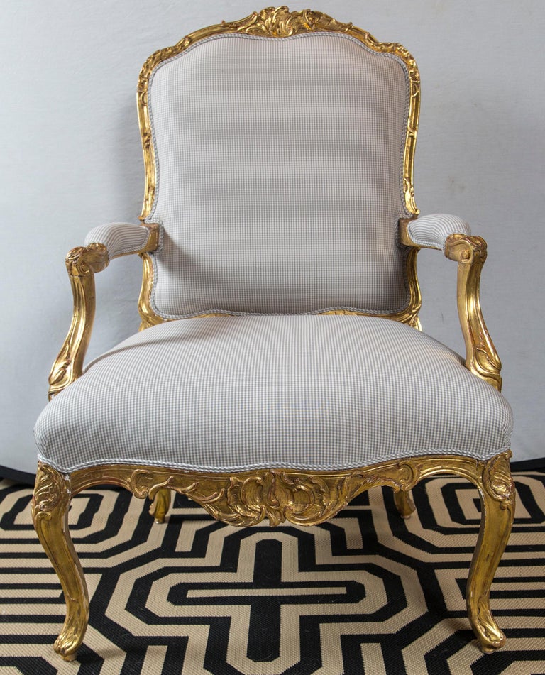 French Gilt Chairs For Sale at 1stDibs