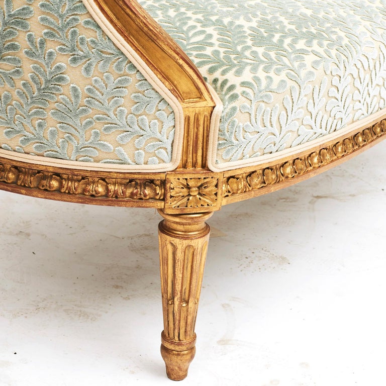 French Giltwood Canapé Sofa in Louis XVI Style, circa 1860 at 1stDibs