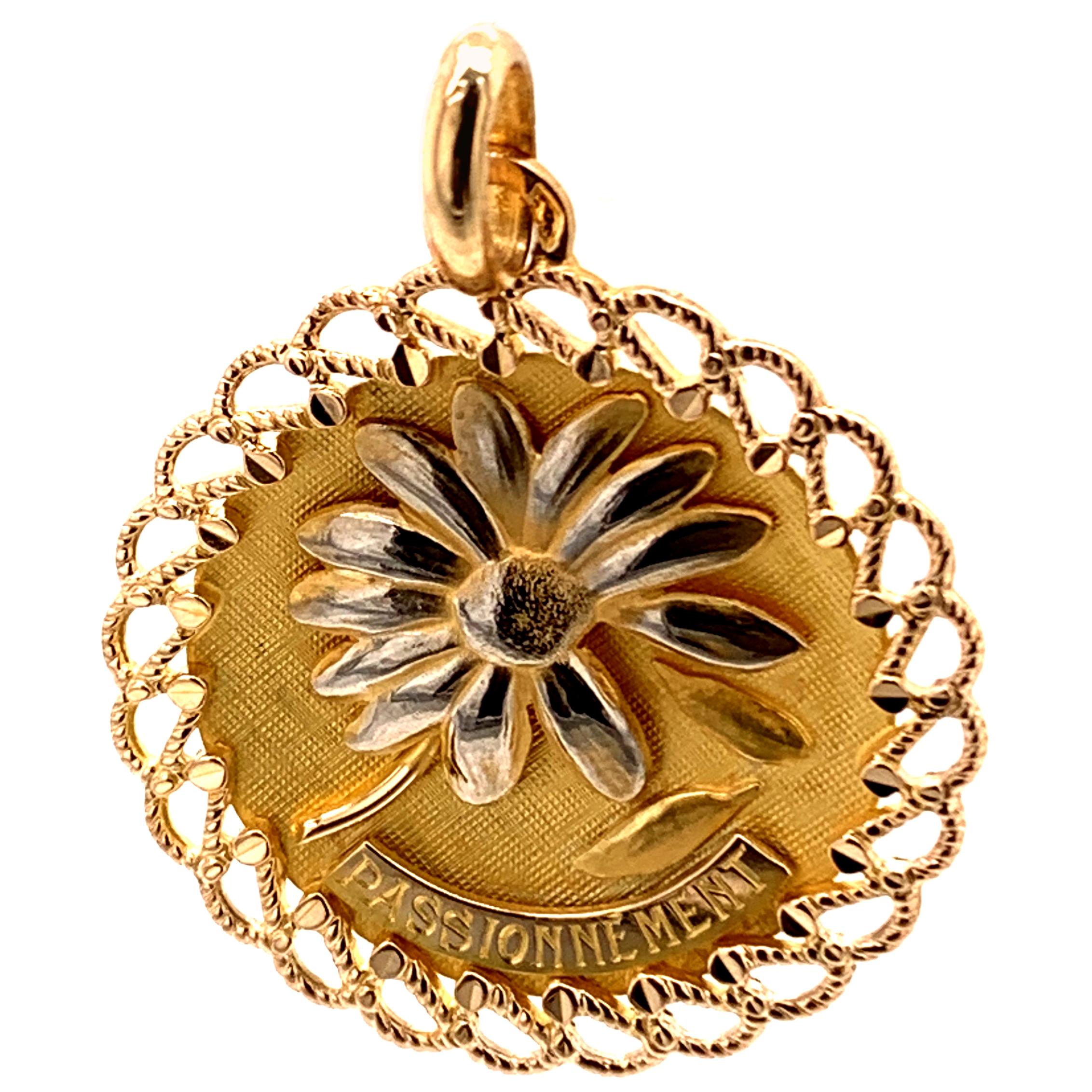 French Gold Passionnement Charm at 1stDibs