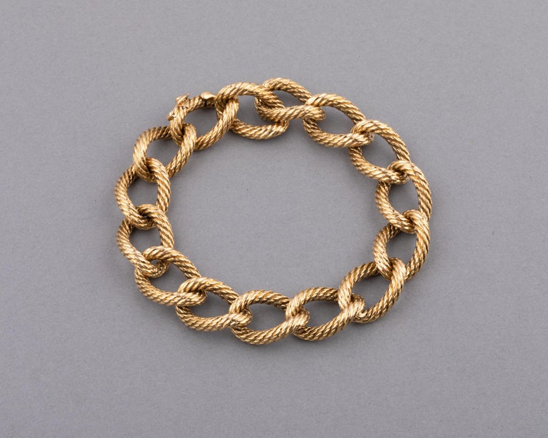 French Gold Vintage Bracelet For Sale at 1stDibs