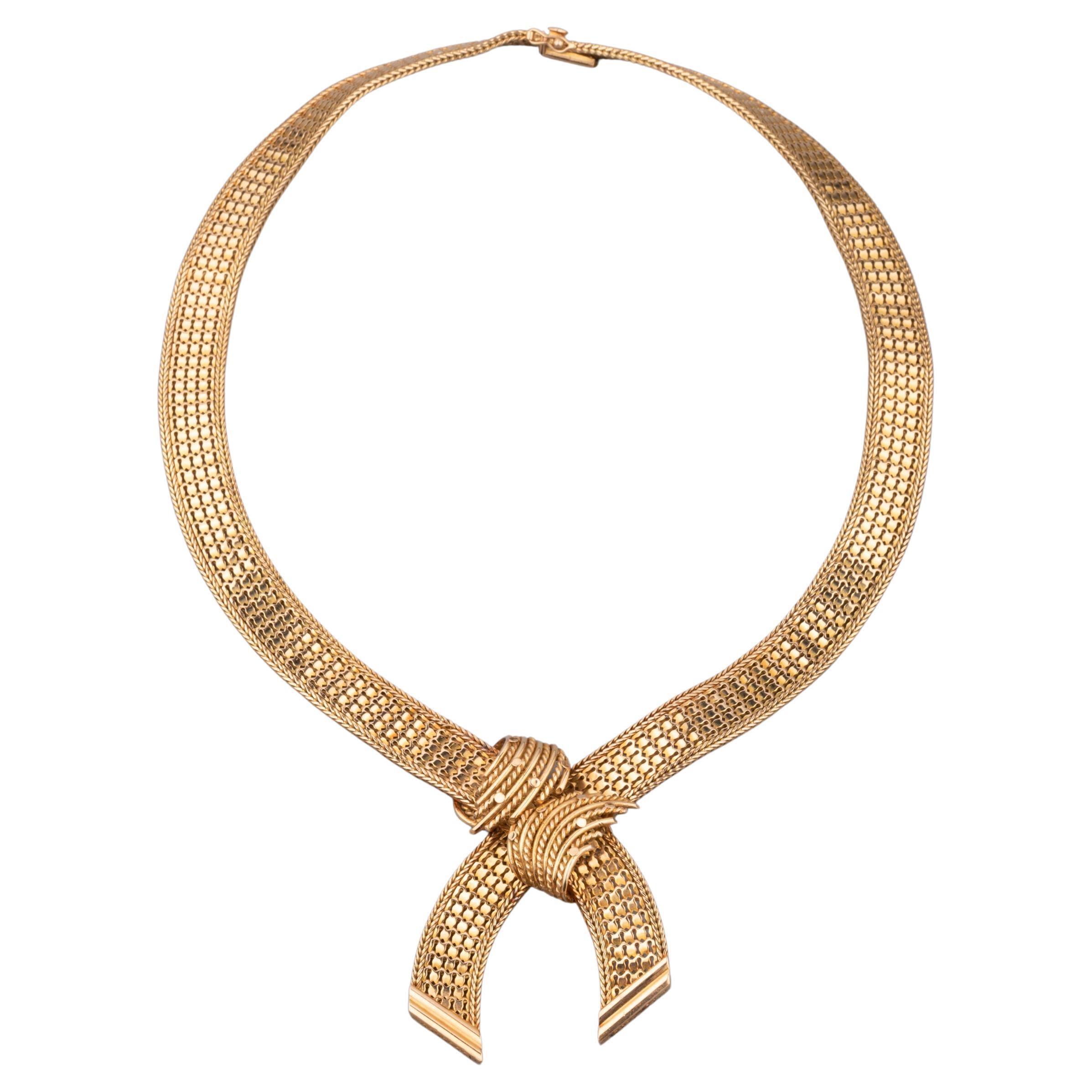 French Gold Vintage Bracelet For Sale at 1stDibs