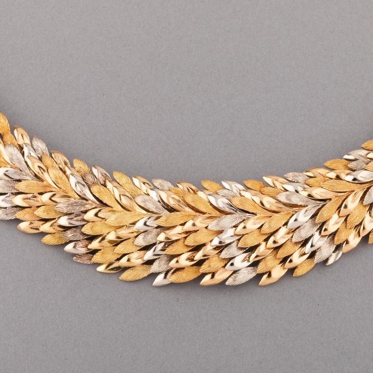 French Gold Vintage Necklace For Sale at 1stDibs