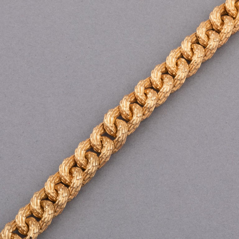 French Gold Vintage Necklace For Sale at 1stDibs