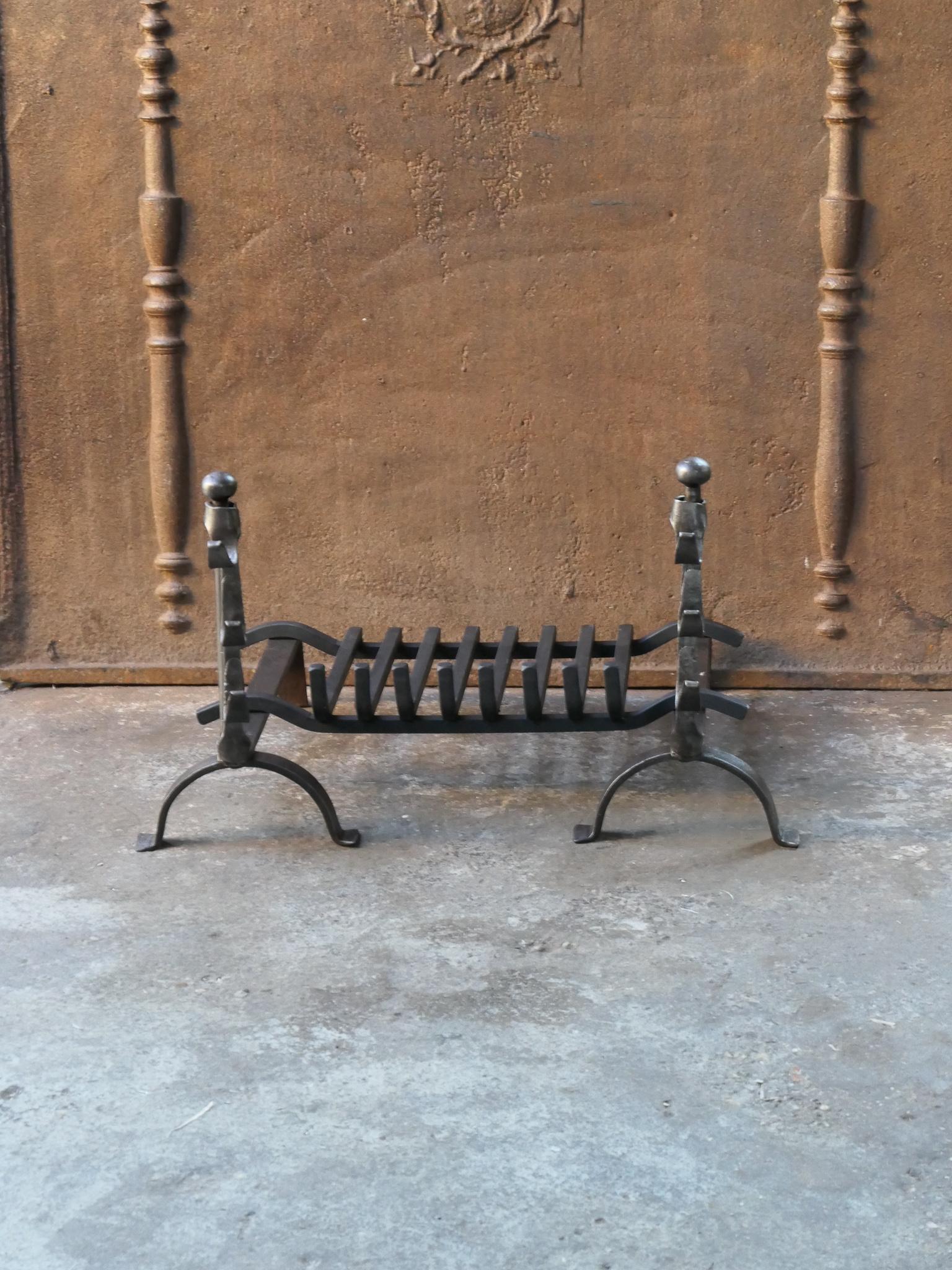 French Gothic Fireplace Grate or Fire Basket, 17th Century at 1stDibs