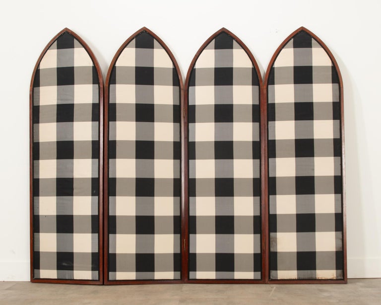 French Gothic Style Folding Screen For Sale at 1stDibs