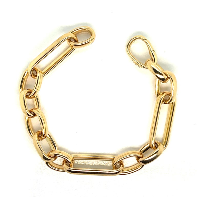French Gourmet Bracelet 18K Gold For Sale at 1stDibs