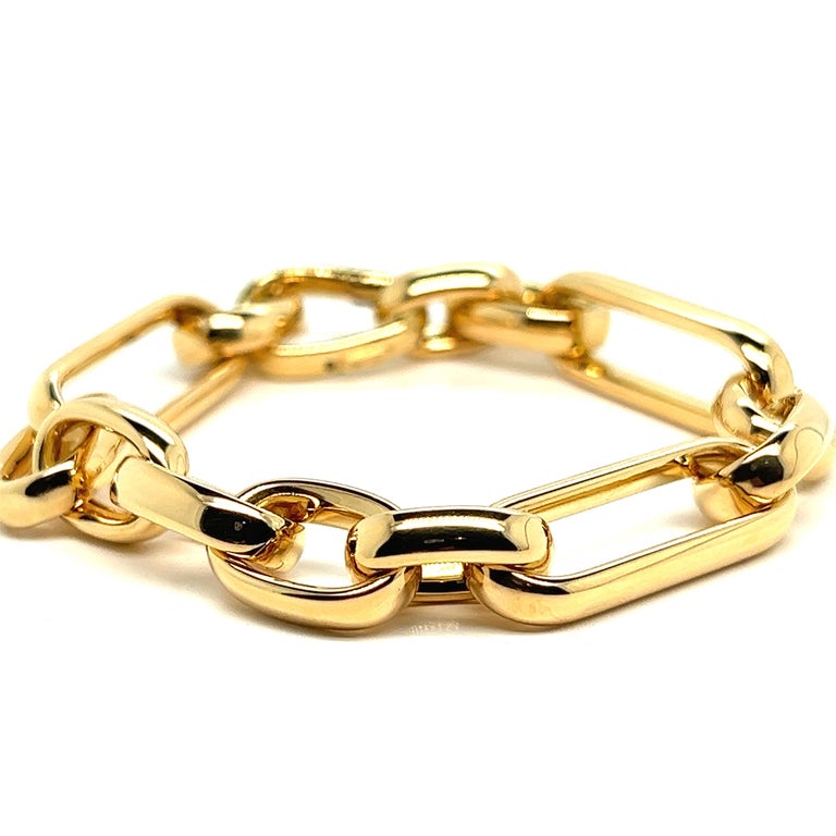 French Gourmet Bracelet 18K Gold For Sale at 1stDibs