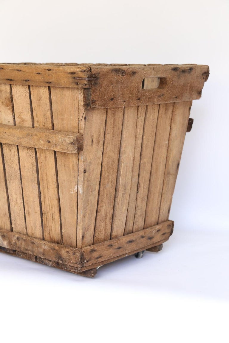 French Grape Crate on Casters at 1stDibs
