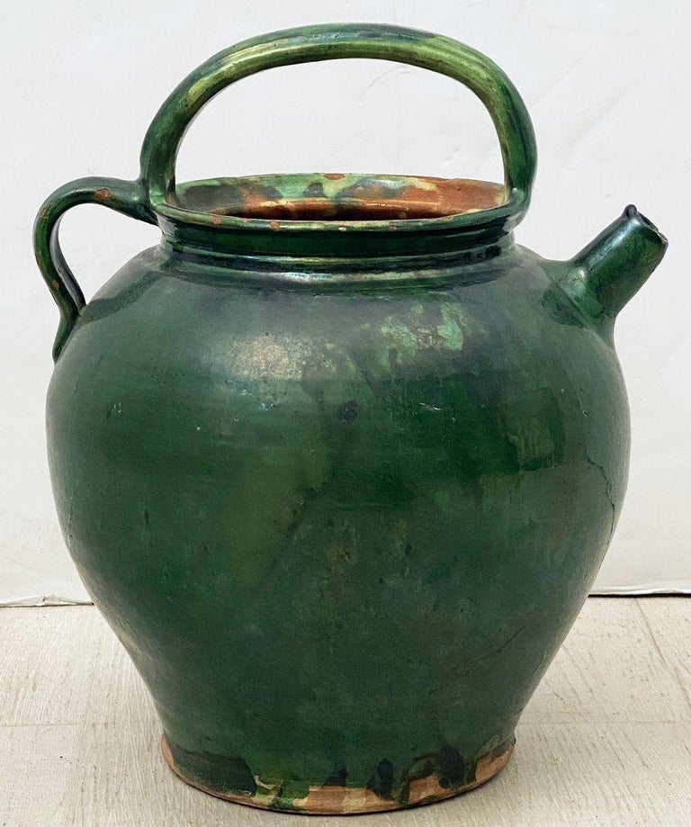 French Green Glaze Pot For Sale at 1stDibs | green glazed french ...