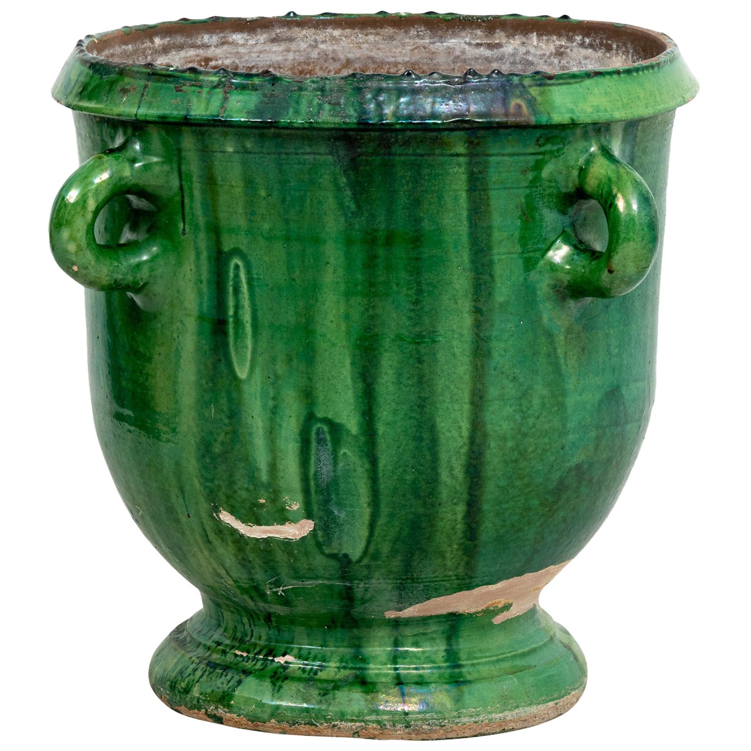 French Green Painted Jardinière at 1stDibs