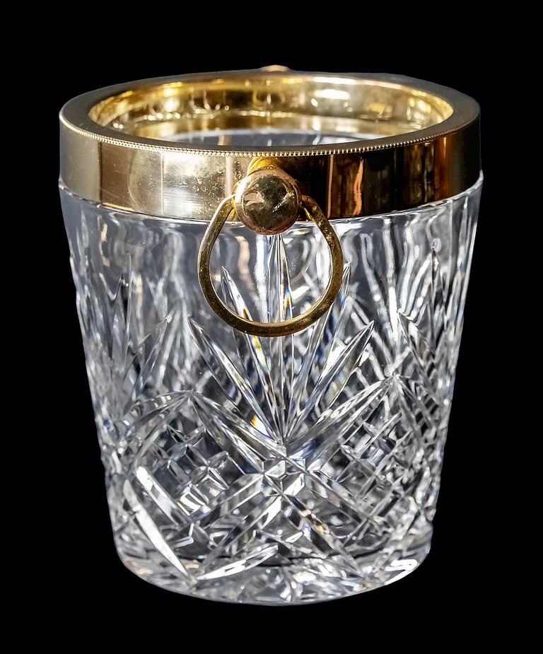 French Hand Made Cut Crystal Champagne Bucket For Sale at 1stDibs