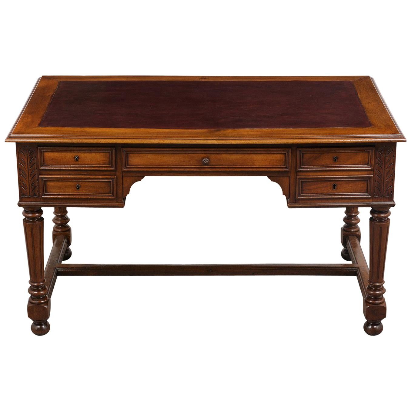 French Henry ll-Style Desk with Original Finish, circa 1850s at 1stDibs