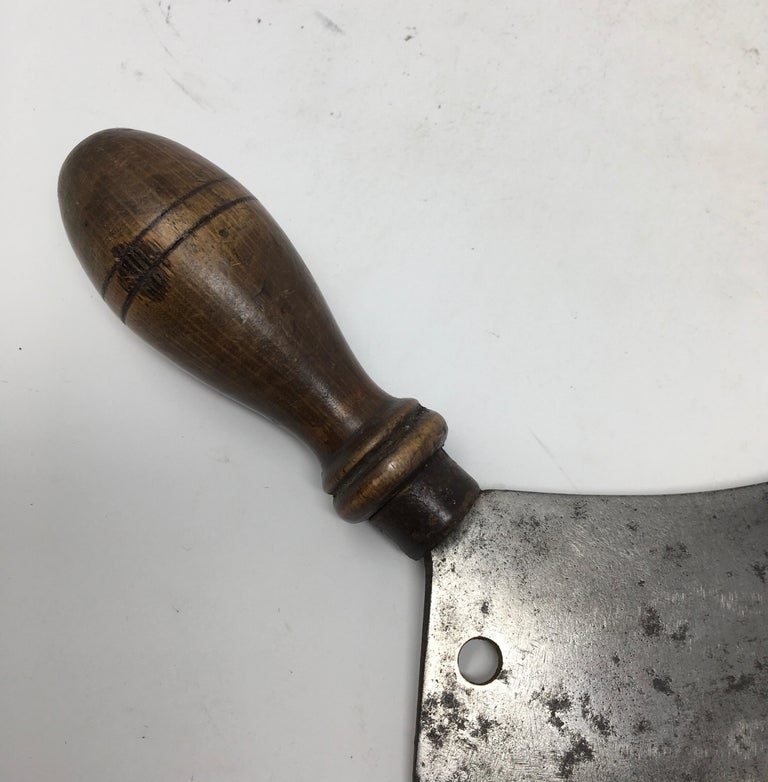 French Herb Chopper, Mezzaluna Round Knife For Sale at 1stDibs