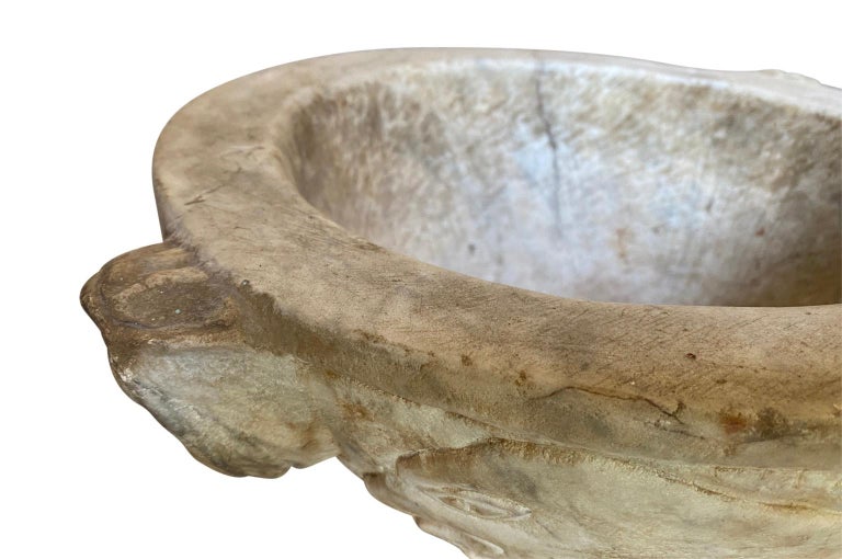 French High Gothic Stone Mortar at 1stDibs