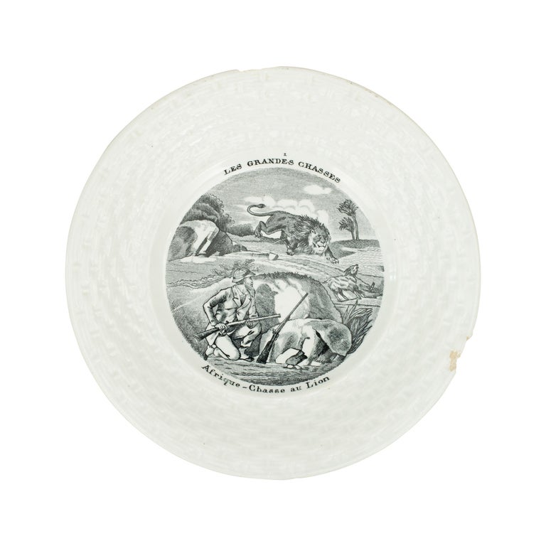 French Hunting Plates, Great Hunts Series For Sale at 1stDibs