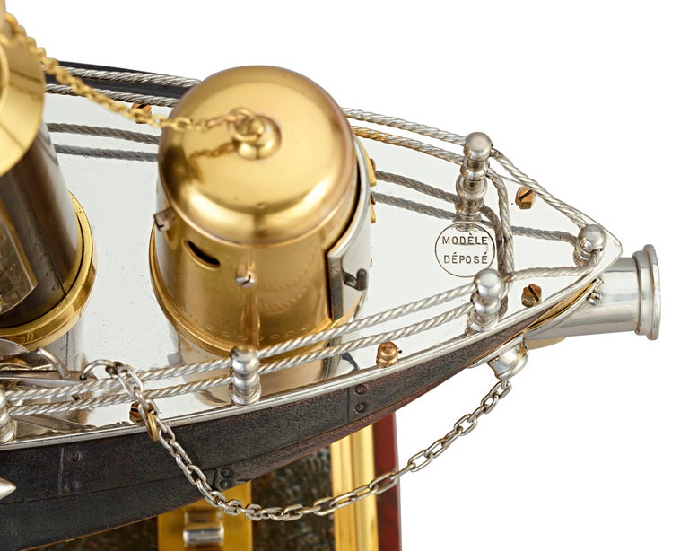 French Industrial Battleship Clock at 1stDibs | french industrial clock