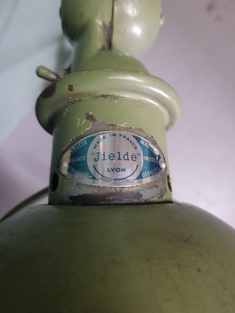 French Industrial Workbench Floor Lamp Made by Jielde at 1stdibs