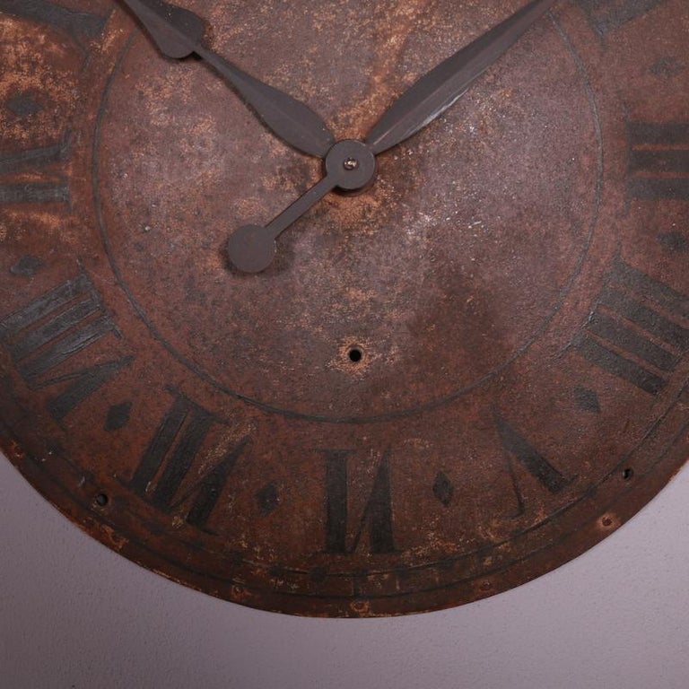 French Iron Clock Face at 1stDibs