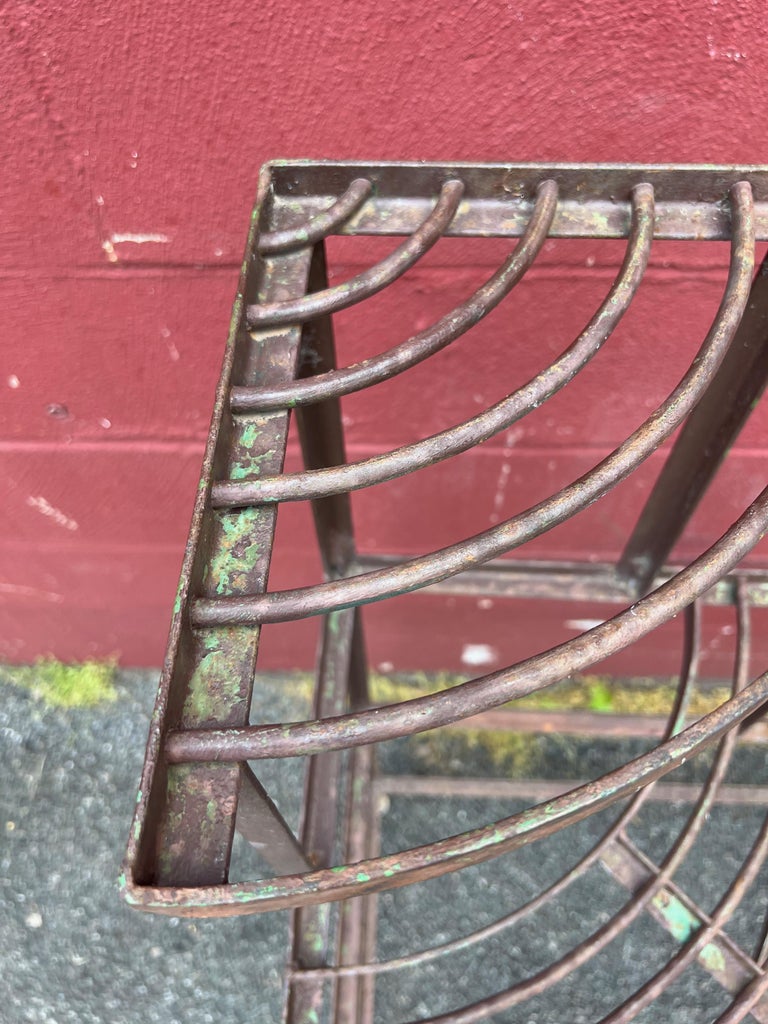 French Iron Corner Florist Plant Stand For Sale at 1stDibs