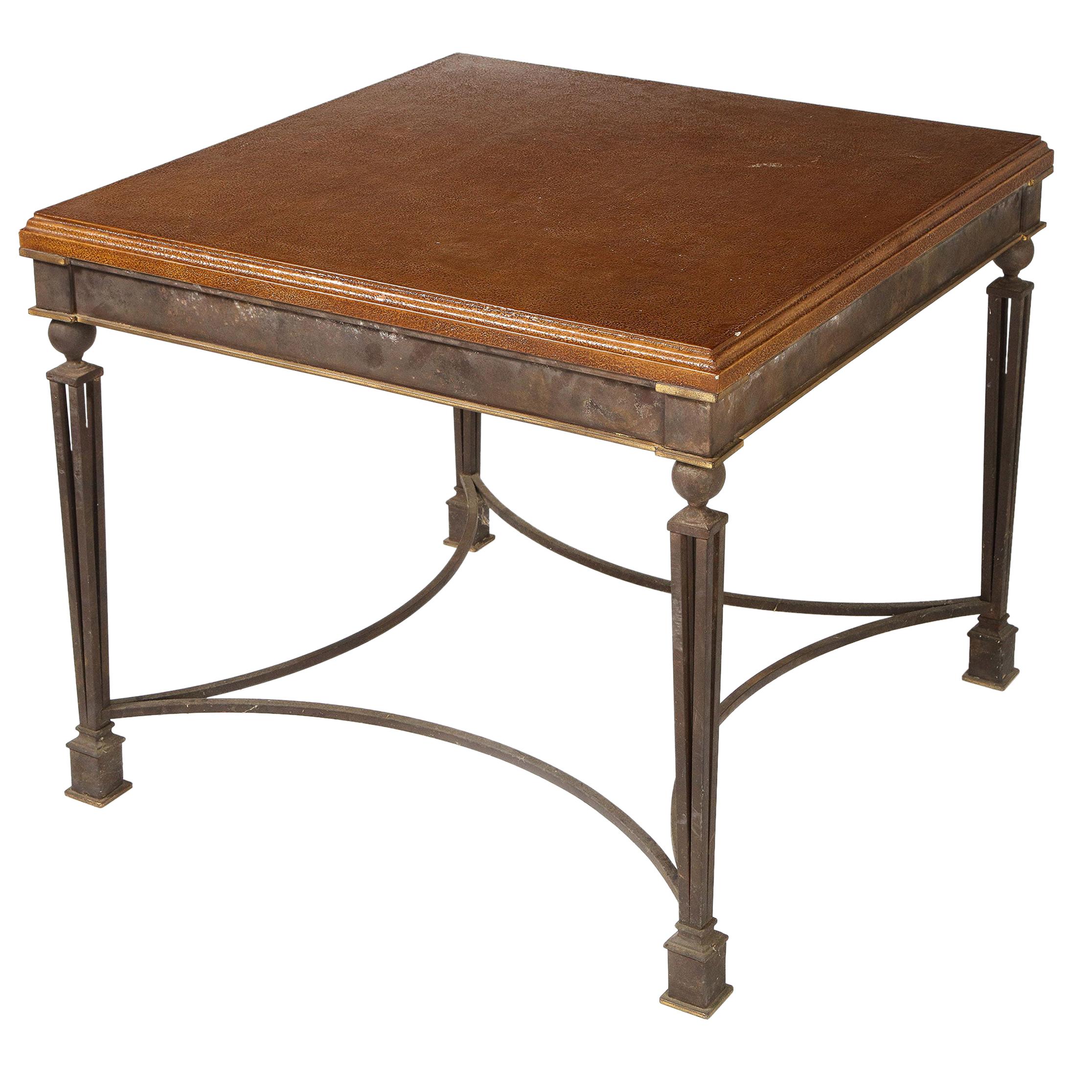 French Iron Pantry Table at 1stDibs