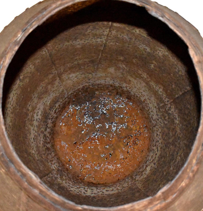 French Iron Vessel with Lid, circa 1870 For Sale at 1stDibs