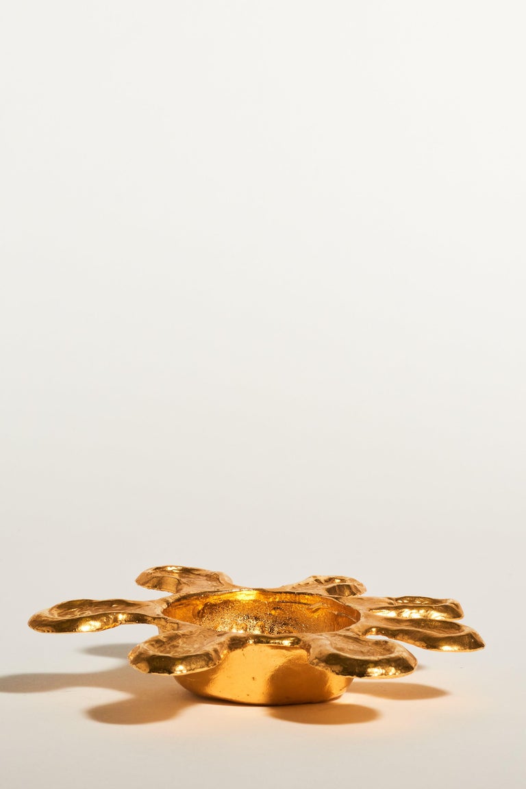 French Jewelry Designer Brass Flower Catchall at 1stDibs | designer ...