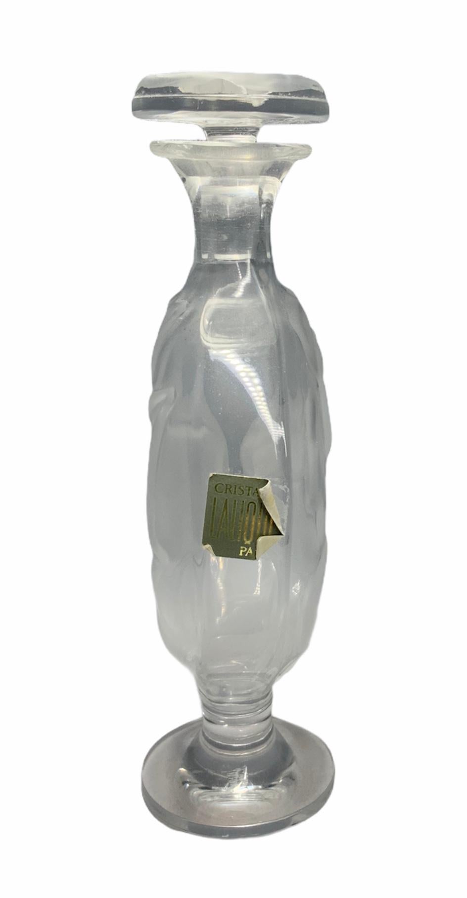 French Lalique Moulin Rouge Perfume Bottle at 1stDibs