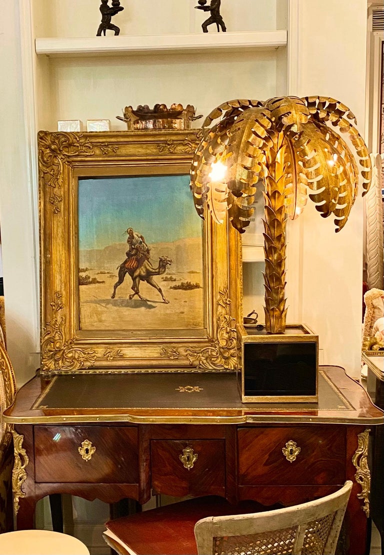 French Large Orientalist Painting, Signed "JH Naets", Oil on Canvas For ...