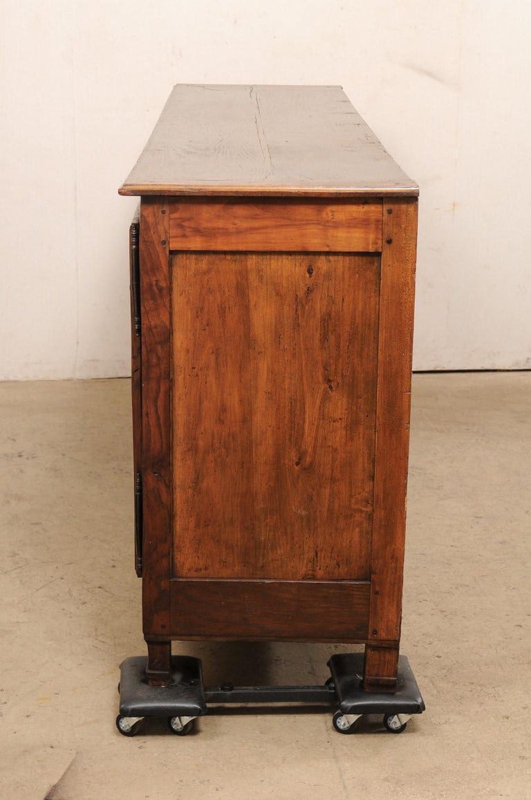 French Late 18th C. Walnut Sideboard W/Fluted Accents at 1stDibs