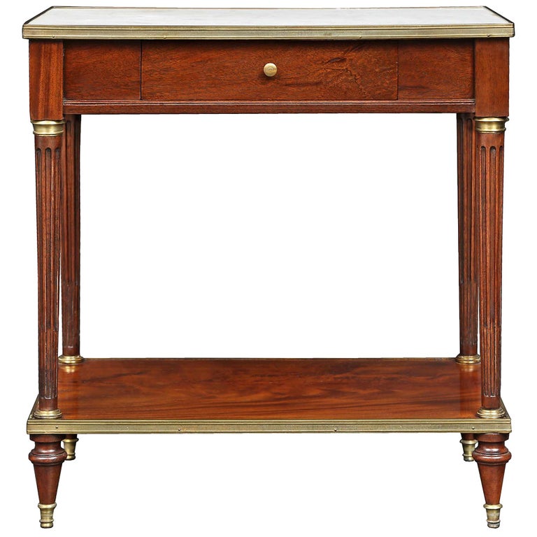 French Late 19th Century Louis XVI St. Crouch Mahogany Low Rectangular ...