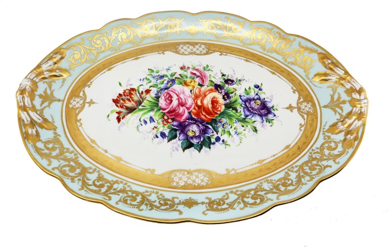 French Le Tallec Hand Painted Porcelain Soupière, Mid-20th Century ...