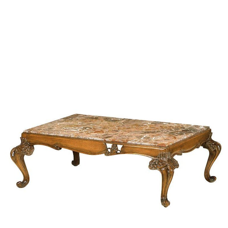 French Liberty Marble Coffee Table For Sale at 1stDibs