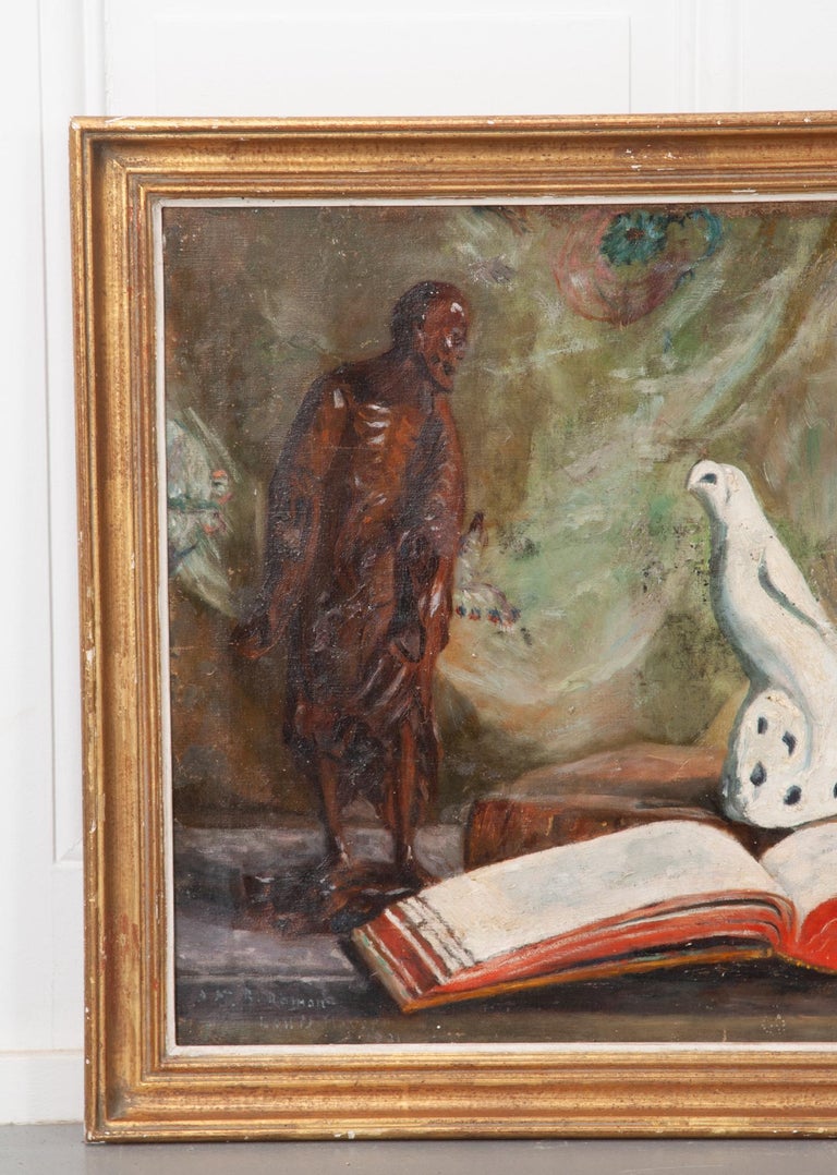 French Library Still Life at 1stDibs