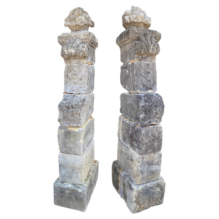 French Limestone Columns For Sale at 1stDibs