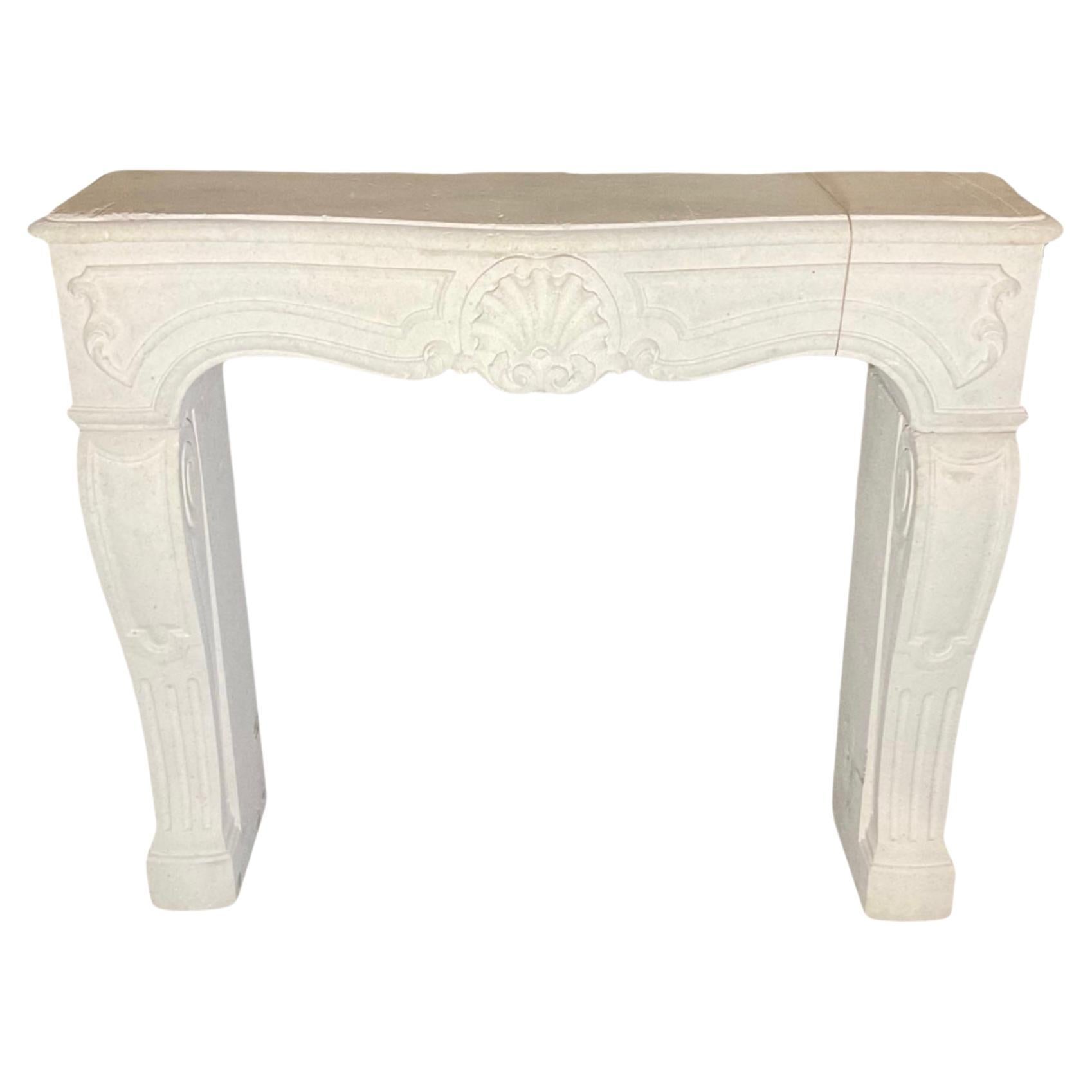 Architectural Limestone Mantel For Sale at 1stDibs | limestone mantle