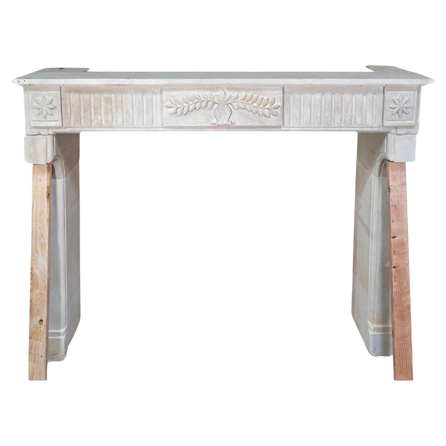 Architectural Limestone Mantel at 1stDibs | limestone mantels for sale ...