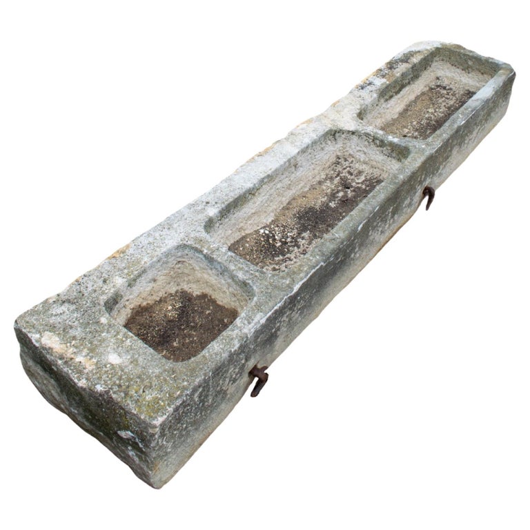 French Limestone Trough For Sale at 1stDibs