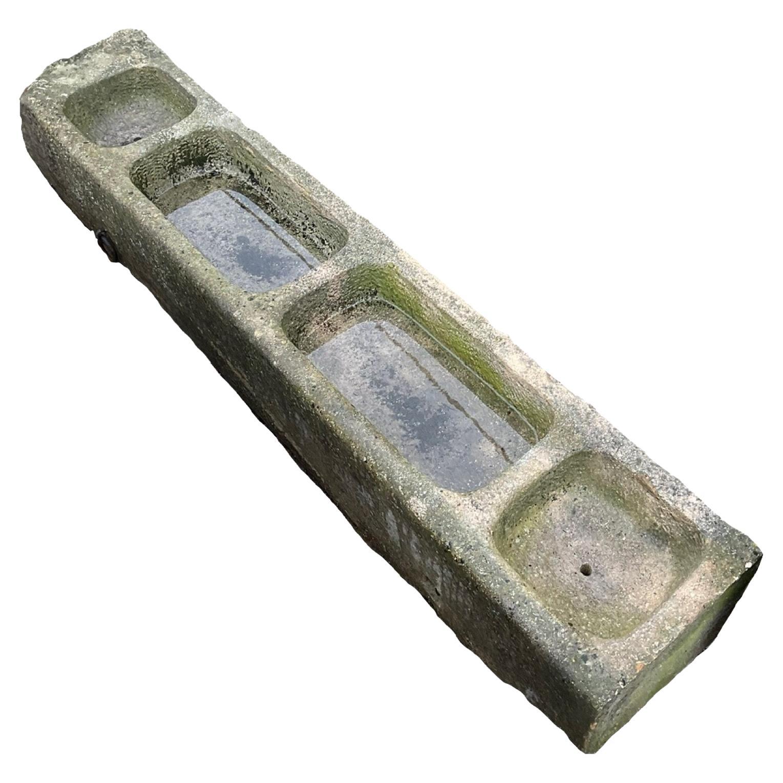 French Limestone Trough For Sale at 1stDibs