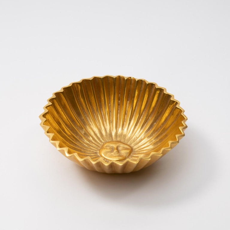 French, Line Vautrin, Gilded Bronze Pocket Emptier "Le Roi Soleil" at ...