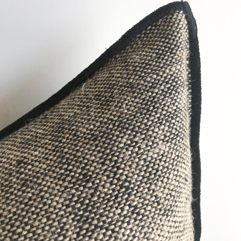 Rustique Chinee French Linen Accent Pillow For Sale at 1stDibs