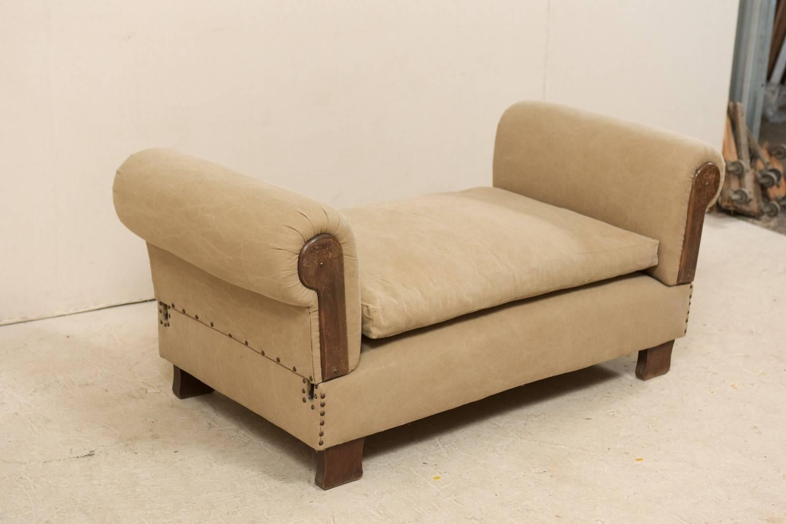 French Lit De Jour ‘Daybed’ circa 1920s-1930s with Nice Rounded Arms ...