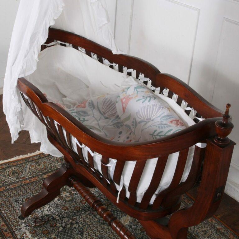 French Louis Philippe Style Cradle For Sale at 1stDibs