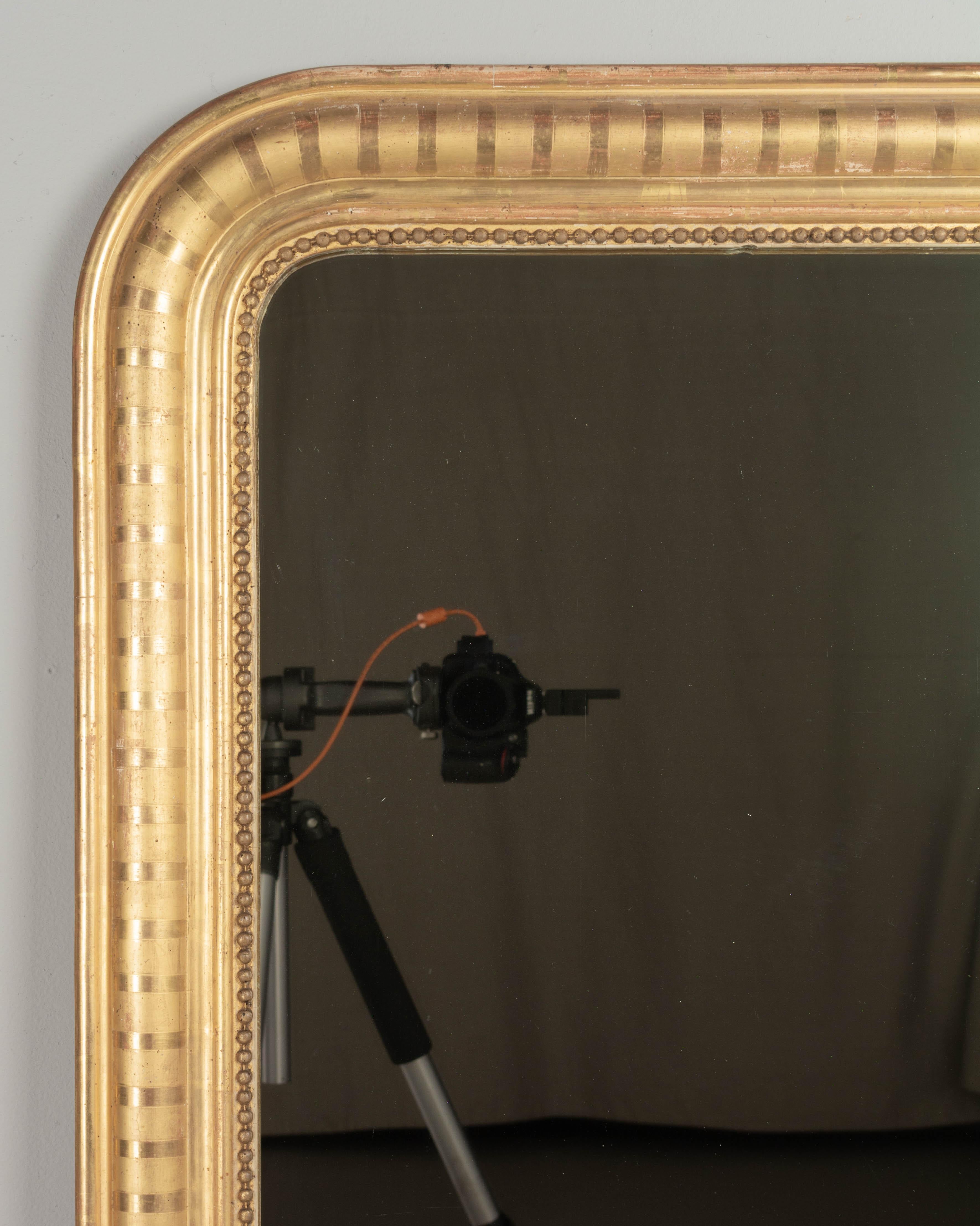 French Louis Philippe Style Gilded Mirror For Sale at 1stDibs