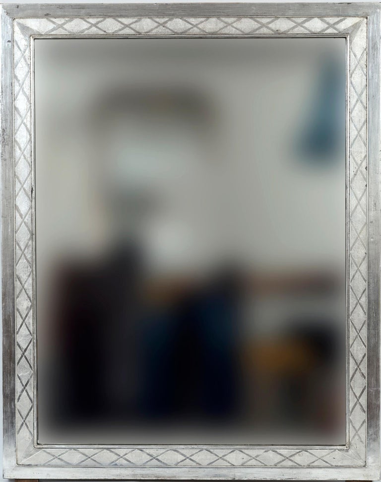French Louis-Philippe Style Silvered Mirror For Sale at 1stDibs