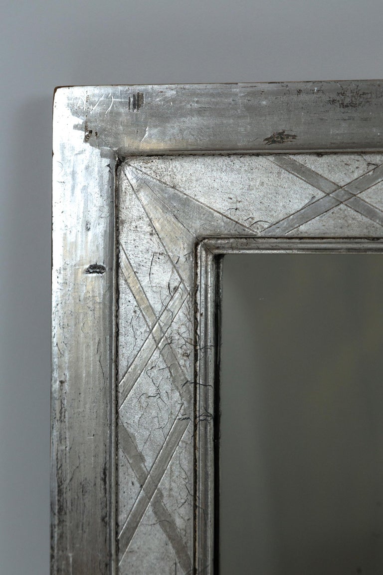 French Louis-Philippe Style Silvered Mirror For Sale at 1stDibs