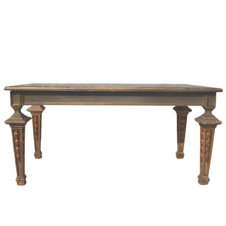 French Louis VXI Style Painted Coffee Table For Sale at 1stDibs