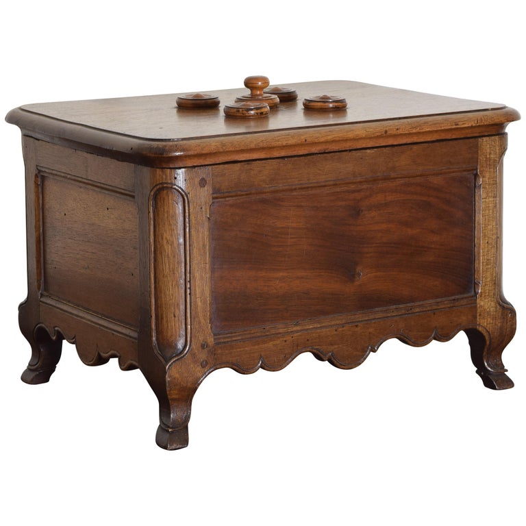 French Louis XV Period 5 Combination Locking Strong Box, Mid-18th ...