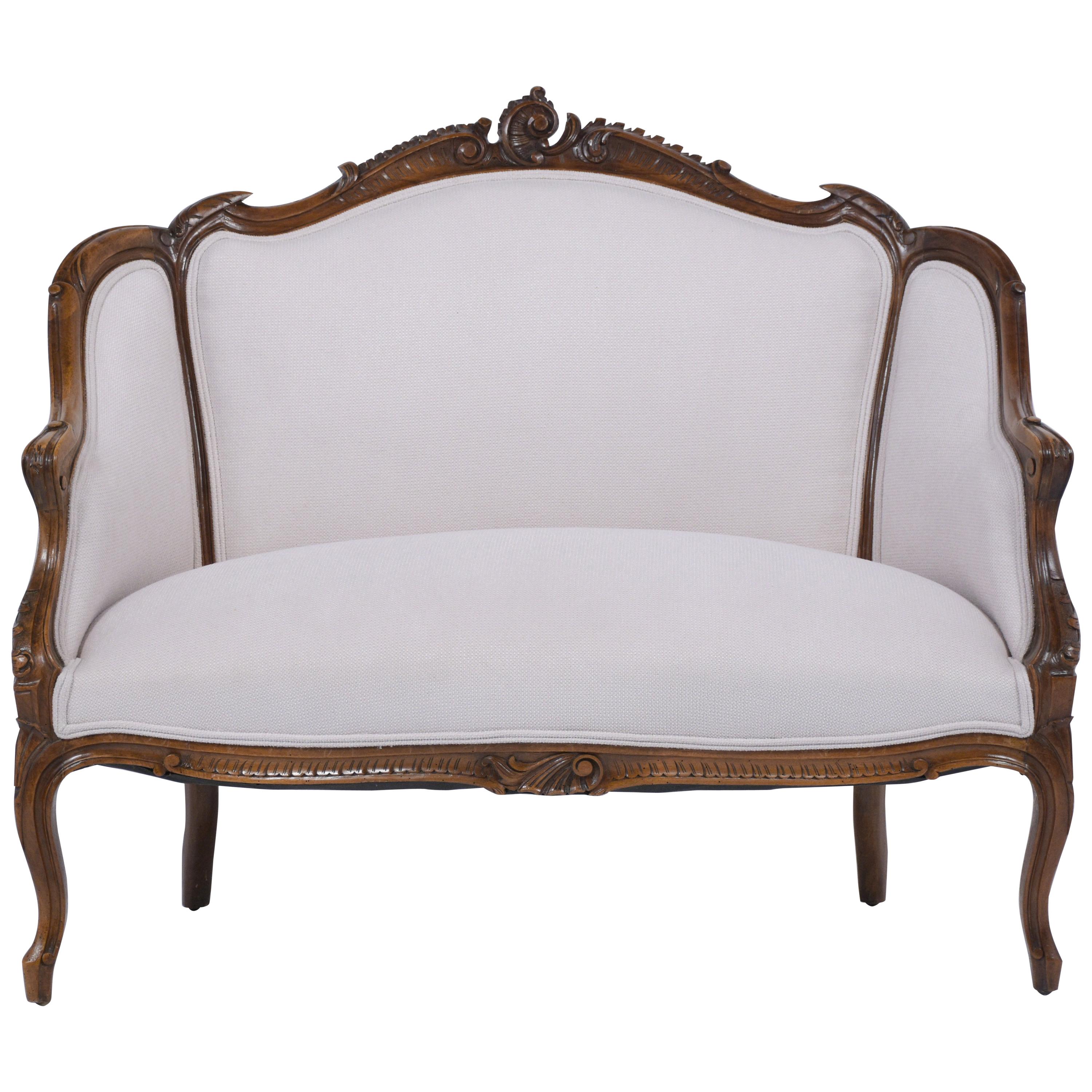 French Louis XV Settee at 1stDibs | chairish, french settee for sale