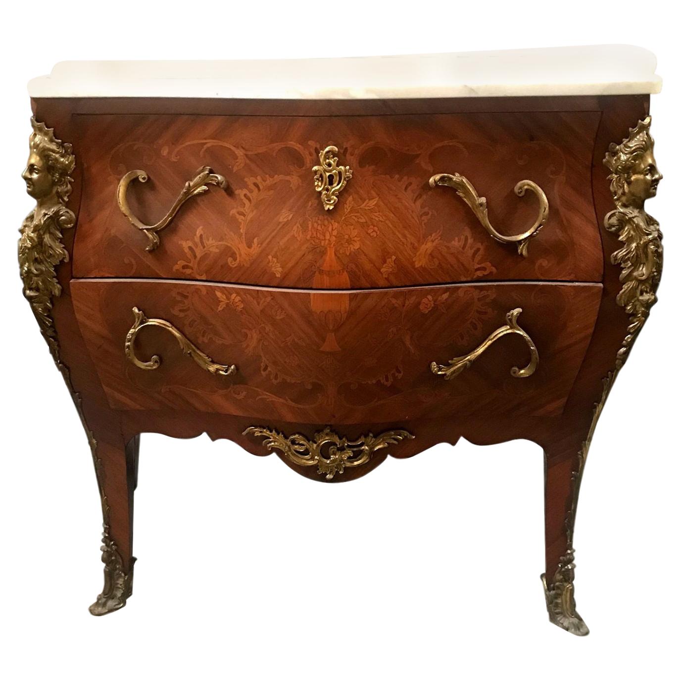 19th Century French Commode in the Louis XV Manner by Maison Rogié For ...